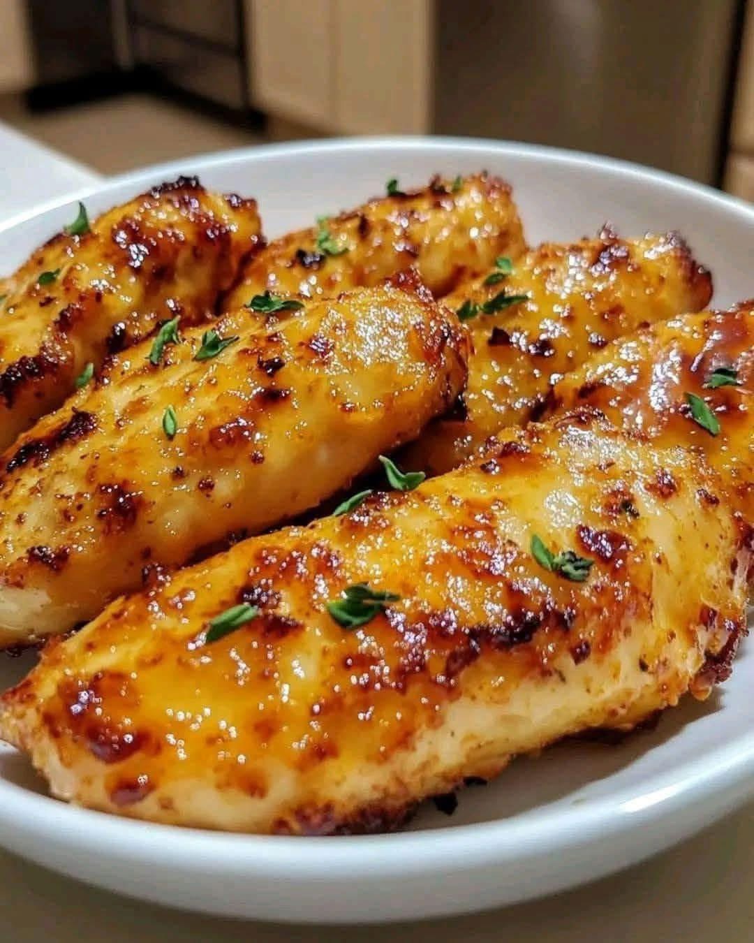Air Fryer Honey Butter Garlic Chicken Tenders – Cooking With Alice